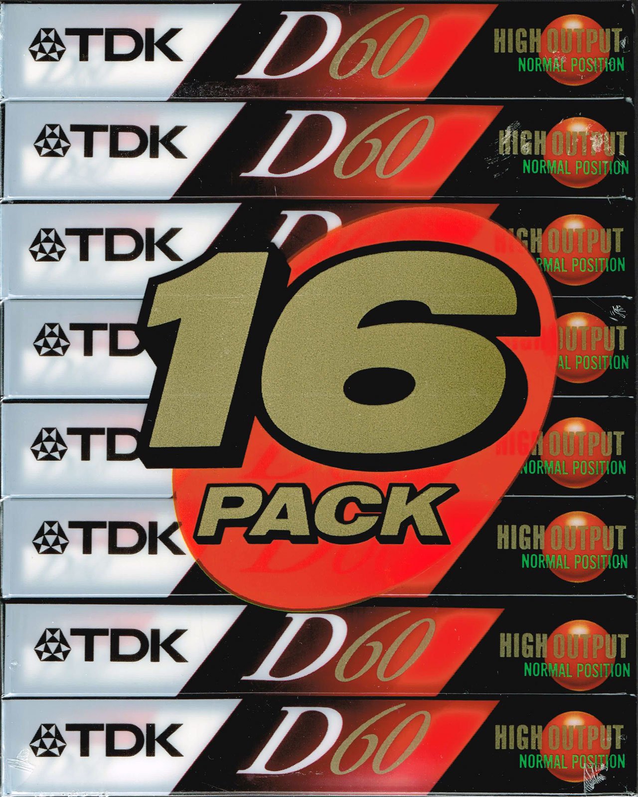 TDK D60 ICE I/Type I Normal Position High Output Audio Cassette Tape