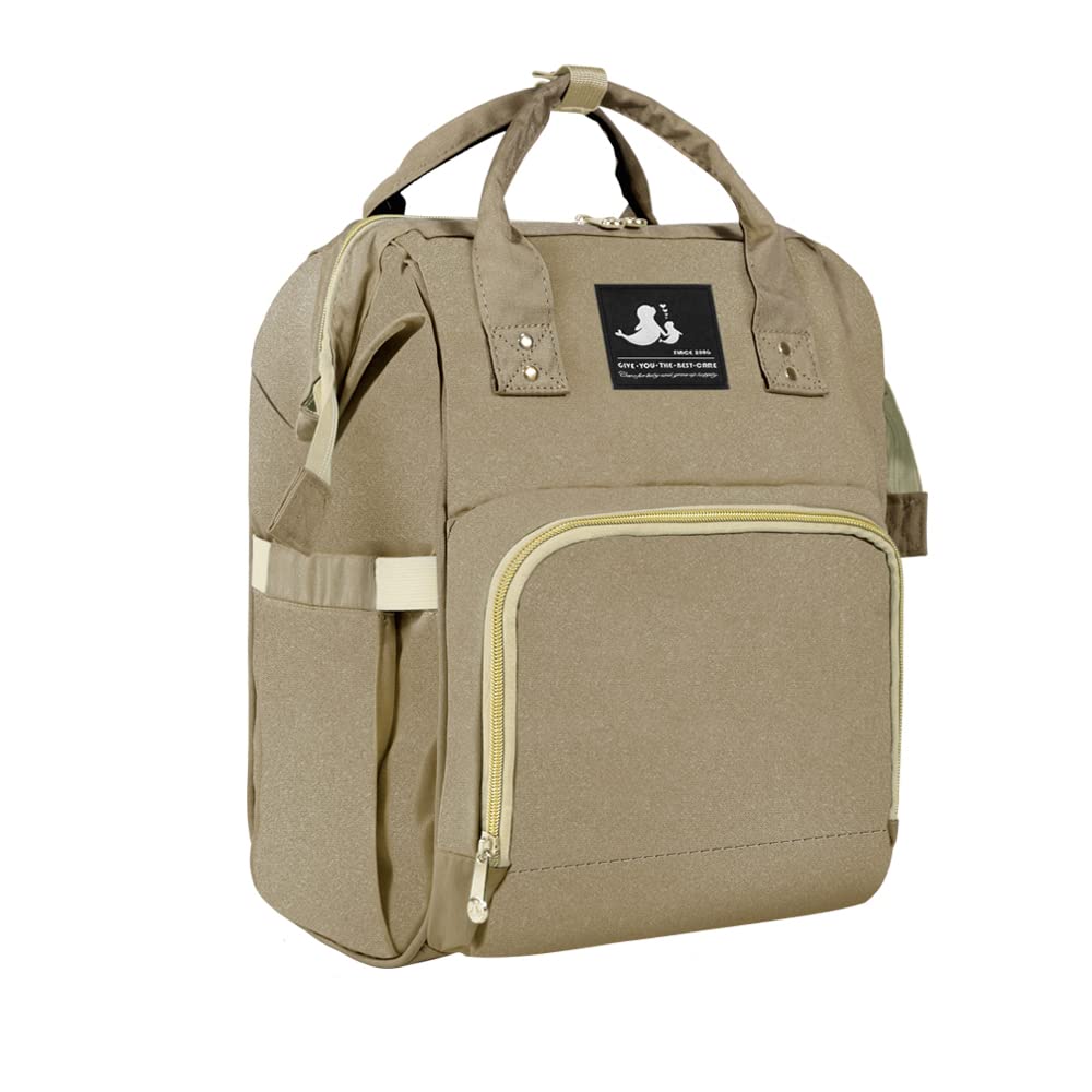 ISENSHI Diaper Bag Backpack, Multifunction Baby Bags for Girls Boys, Travel Backpack with Stroller Straps