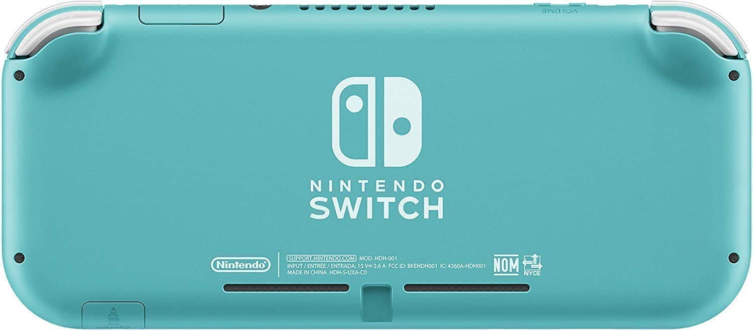 Newest Nintendo Switch Lite Game Console, 5.5" LCD Touchscreen Display, Built-in Plus Control Pad, W/Hesvap 128GB Micro SD Card, Built-in Speakers, 3.5mm Audio Jack (Turquoise Blue)