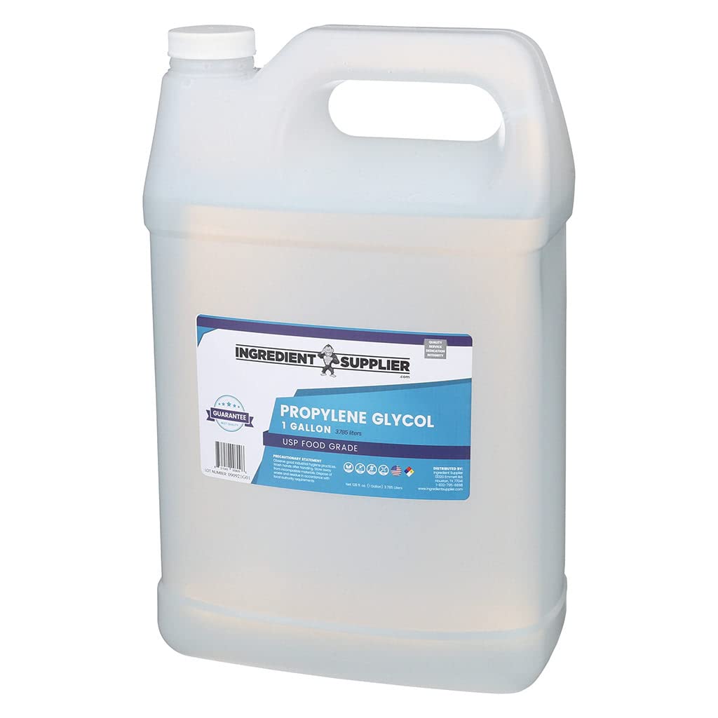 Propylene Glycol - 1 Gallon (128 oz.) - USP Food and Pharmaceutical Grade - Highest Purity - Manufactured and Packaged in The USA