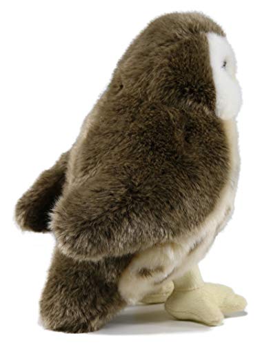Ice King Bear Owl Stuffed Animal Luminous Eyes, Cute Plush Toy 10 Inches