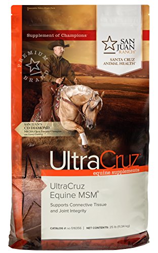 UltraCruz Equine MSM Joint Supplement for Horses, 25 lb, Pellet (150 Day Supply)