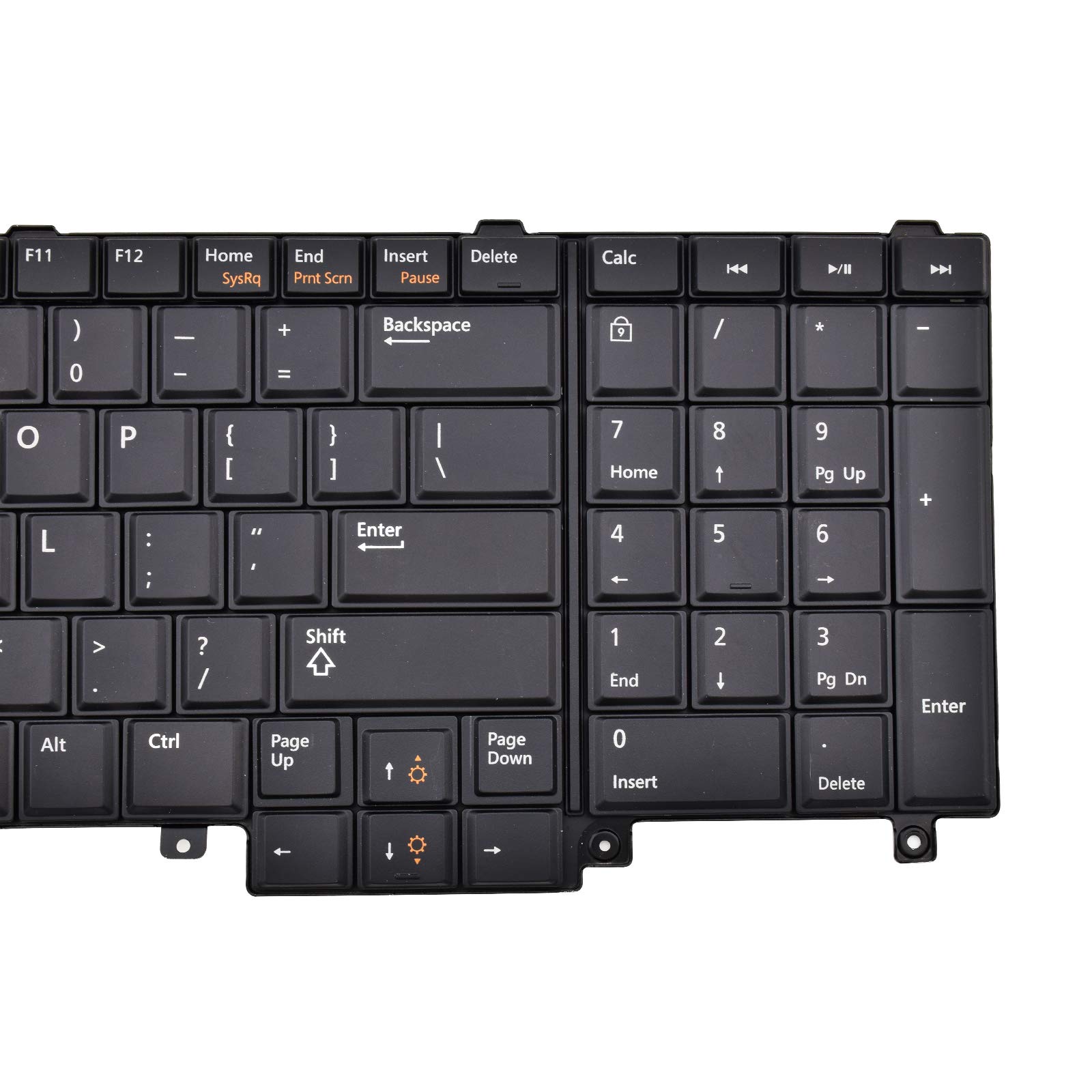 SUNMALL Replacement Keyboard with Pointer Compatible with Dell Latitude E5520 E5520m E5530 E6520 E6530 E6540 Precision M4600 M4700 M4800 M6600 M6700 Laptop Non-Backlit