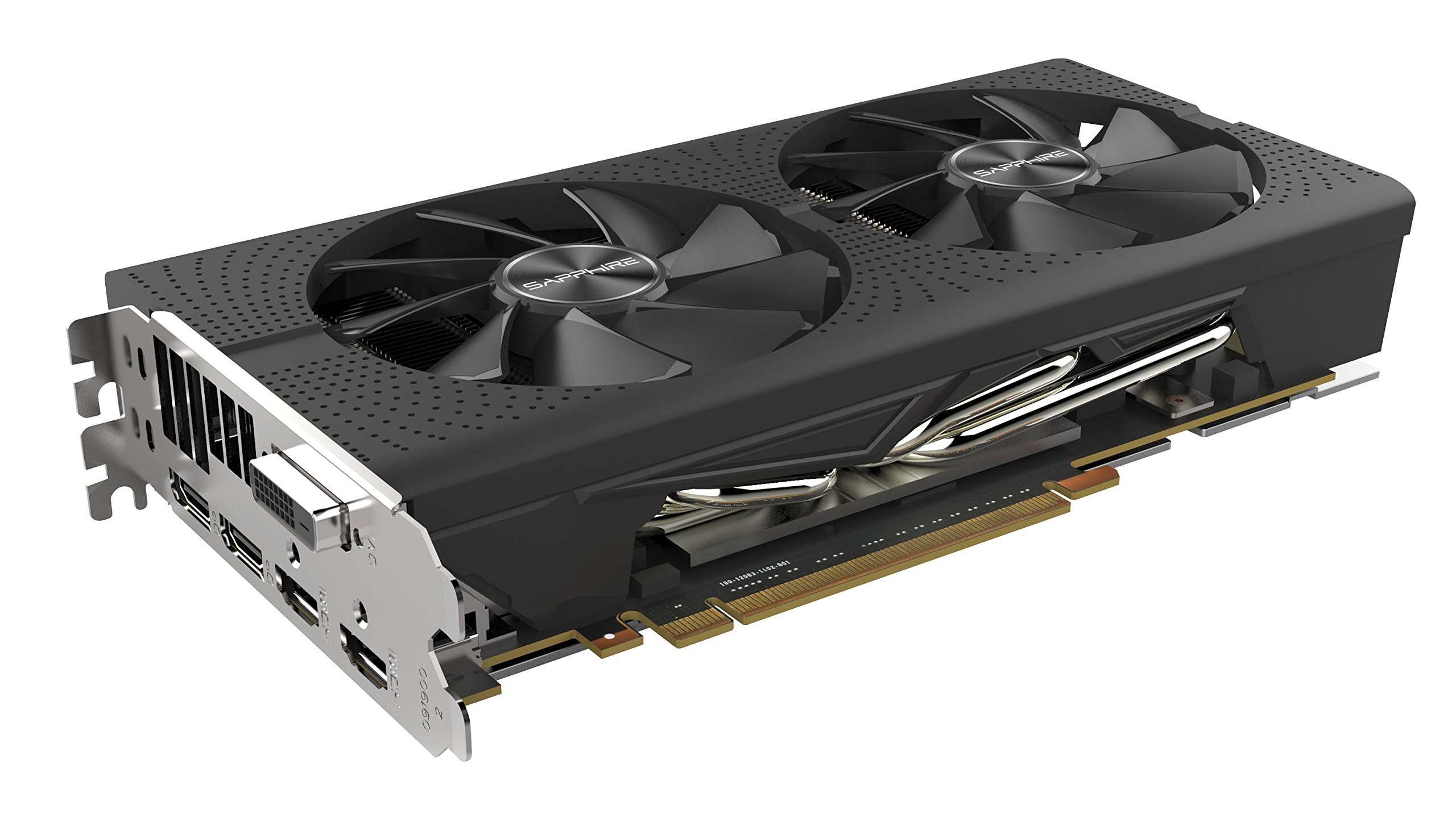 SAPPHIRE Radeon 11265-05-20G Pulse RX 580 8GB GDDR5 Dual HDMI/ DVI-D/ Dual DP OC with Backplate (UEFI) PCI-E Graphics Card Graphic Cards