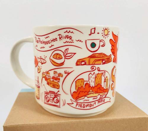 Starbucks Atlanta Coffee Mug Been There Series Across The Globe Collection