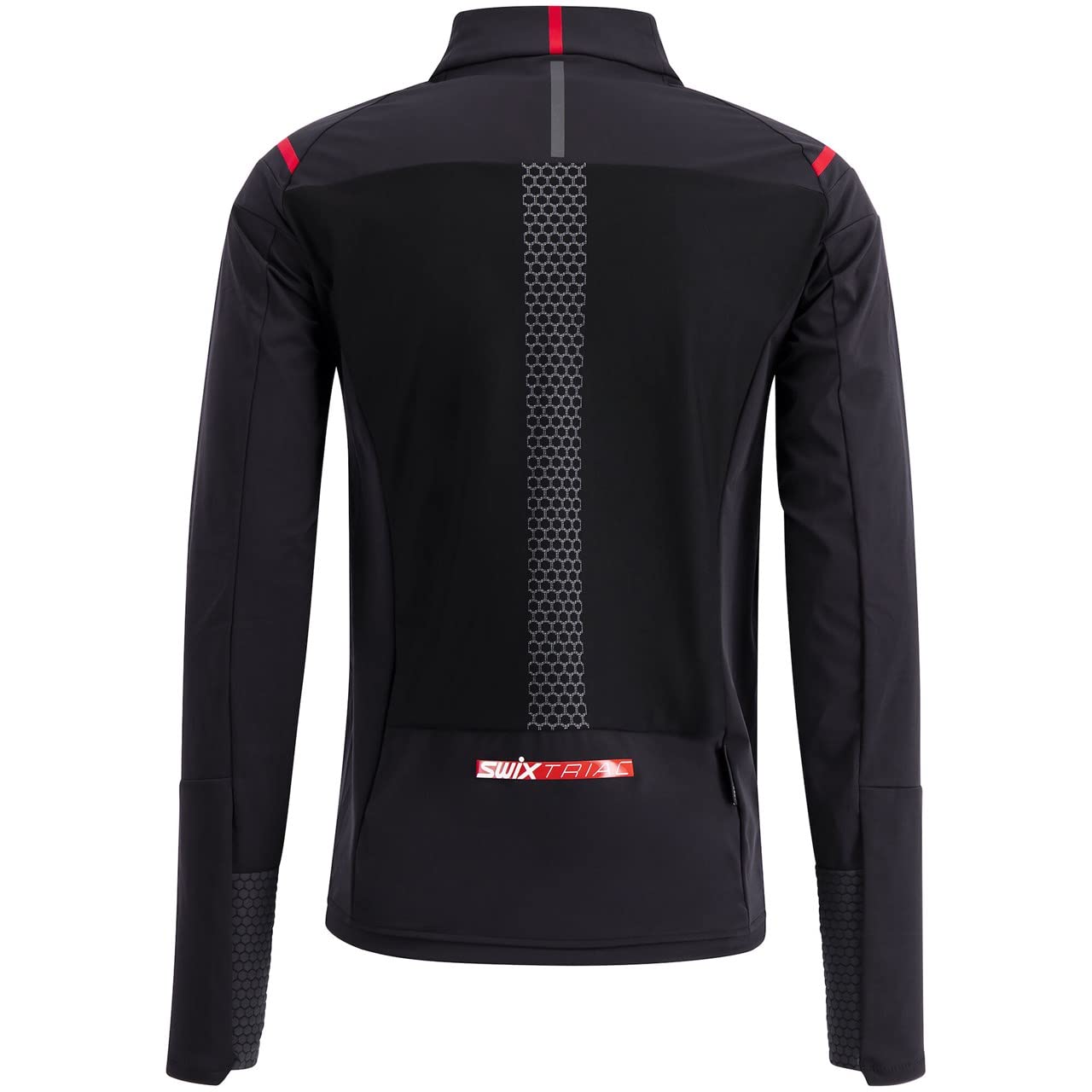 Swix Men Cross-Country Skiing Winter Training Multipurpose Windproof Triac Neo Shell Jacket, Black, Medium