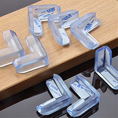 WOIWO 10PCS Soft Silicone Table Guards Corner Collision Angle Baby Protection Angle