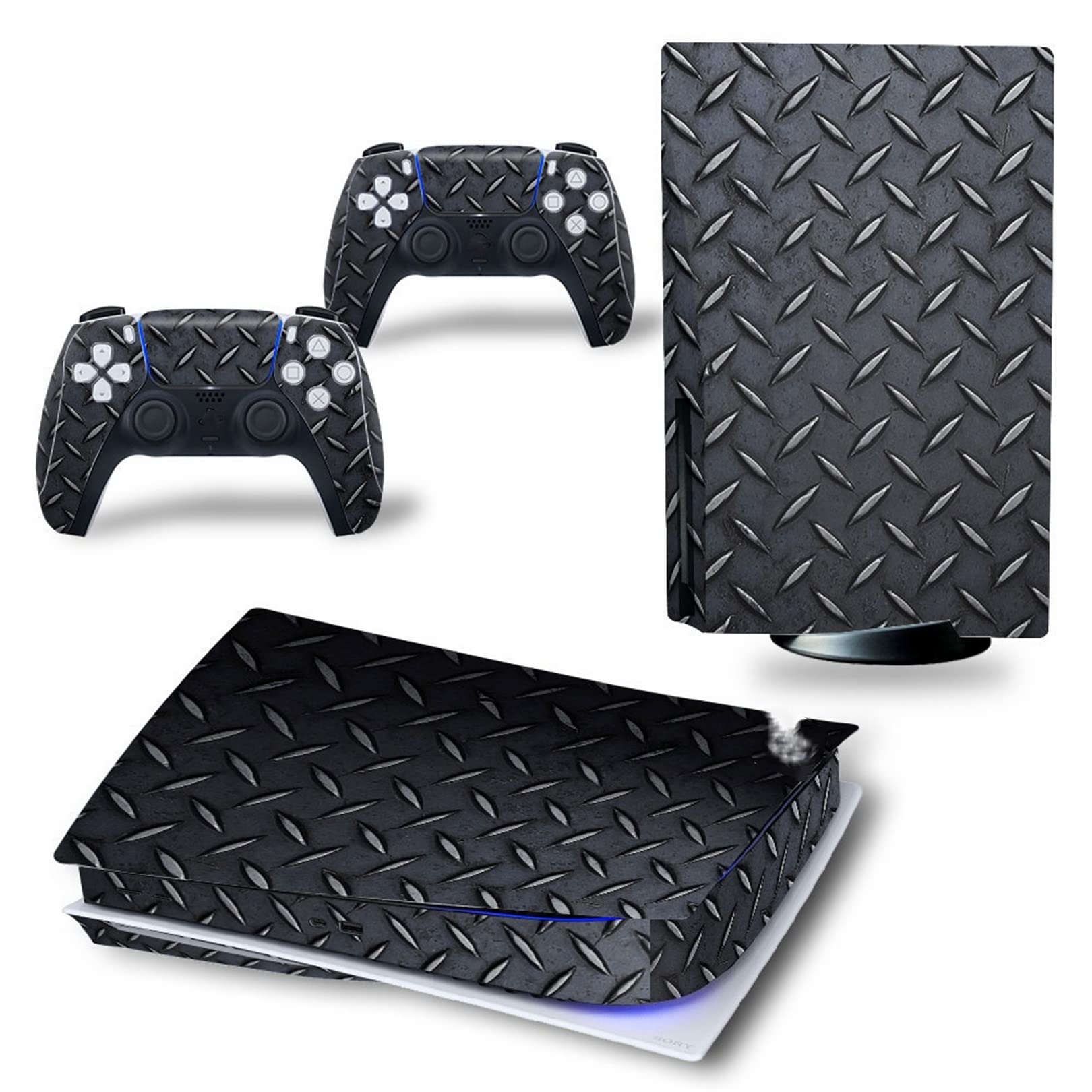 Top factory BUCEN for PS5 Skin Disc Edition & Digital Edition Console and Controller Vinyl Cover Skins Wraps Scratch Resistant, Compatible 11949 Anti Scratch (Size : Digital Edition)