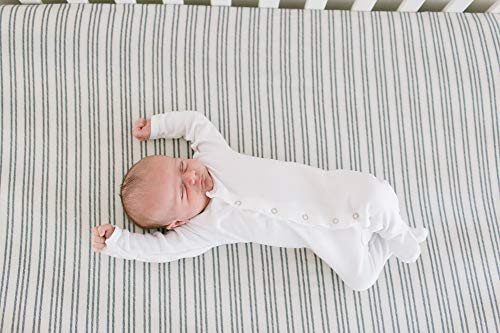 Premium Fitted Knit Crib Sheet/Toddler Sheet "Midtown" by Copper Pearl
