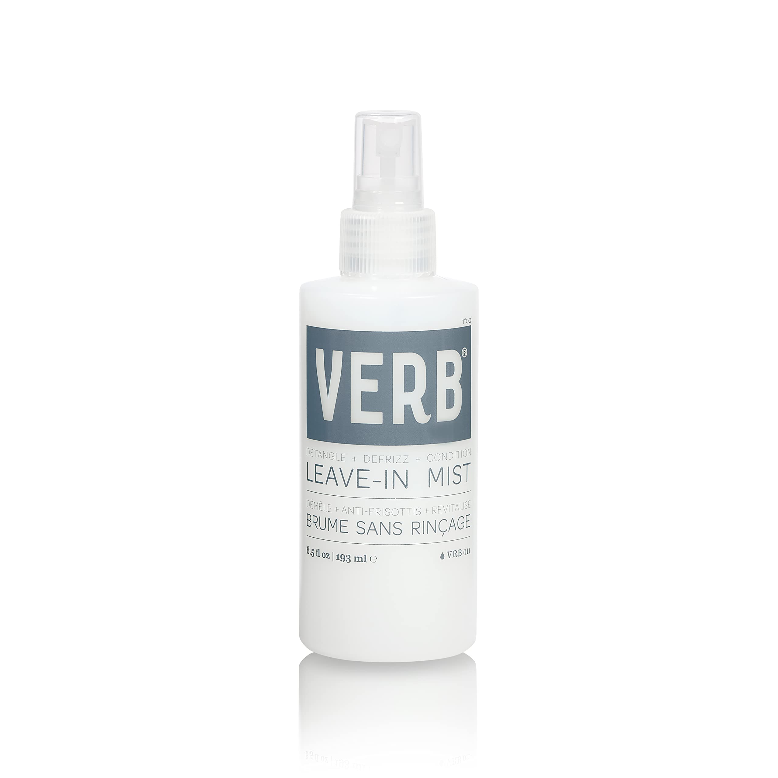 VERB Leave-In Mist - Vegan Leave In Spray Conditioner – Moisturizing Conditioner Detangles, Smooths & Adds Shine – Light Anti-Frizz Hair Treatment Spray for All Hair Types, 6.5 fl oz