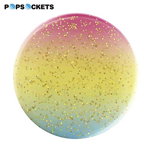 PopSockets: Collapsible Grip & Stand for Phones and Tablets - Glitter Rainbow Showers