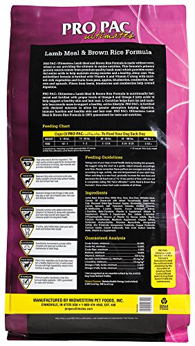 Pro Pac Ultimates Lamb Meal And Brown Rice Dry Dog Food, 28 Lb.