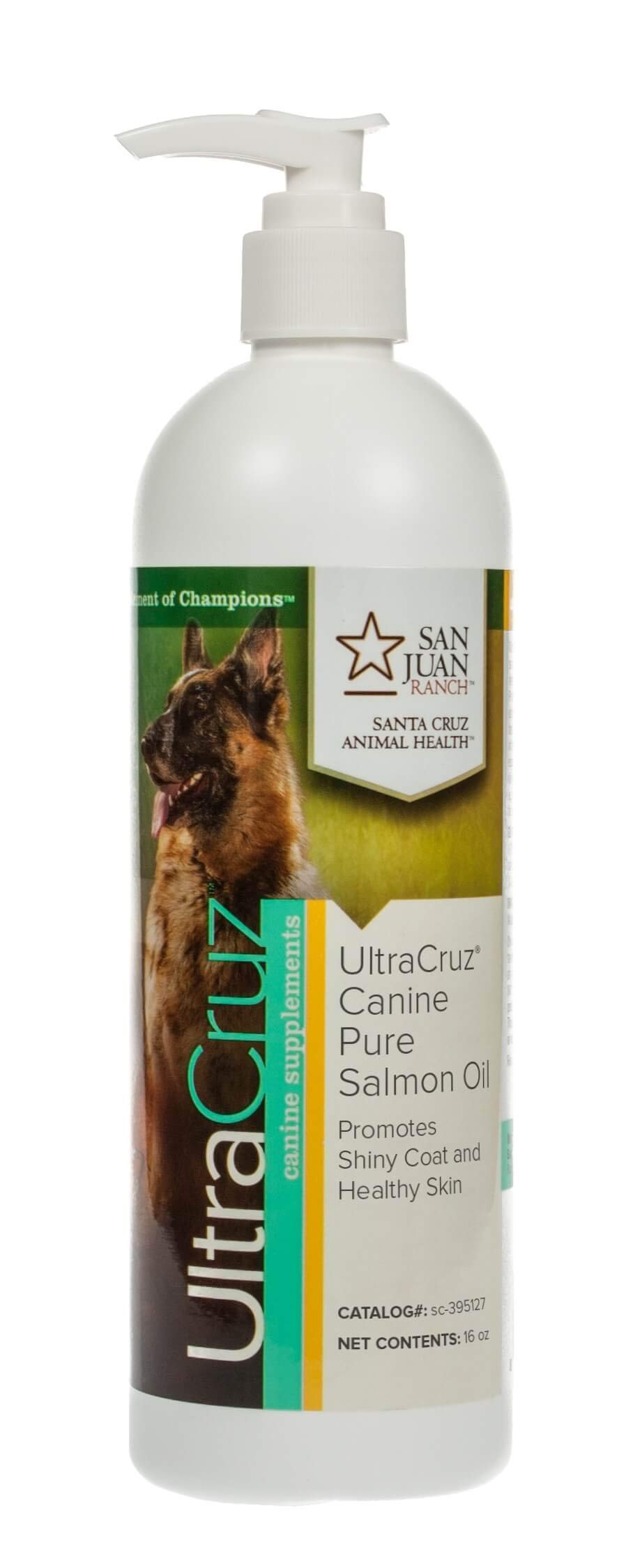 UltraCruz-sc-395197 Canine Pure Salmon Oil Supplement for Dogs, 16 oz