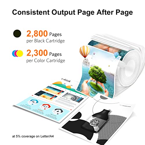 v4ink Remanufactured Toner Cartridge Replacement for HP 201X CF400X CF401X CF402X CF403X for use in HP Color Pro M252dw M252n MFP M277dw M277n M274N Printer (Black Cyan Magenta Yellow 4 Pack)