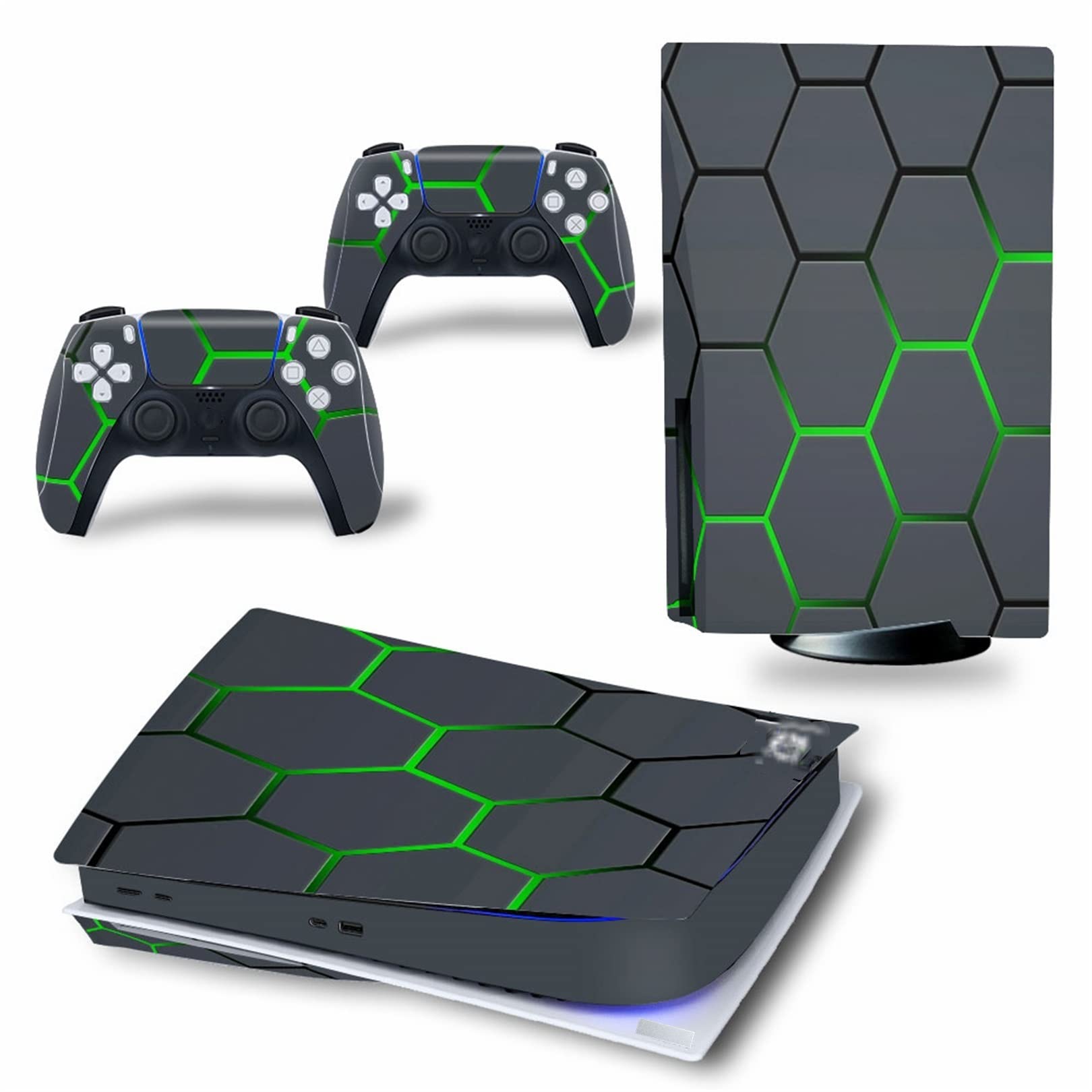 Top factory BUCEN for PS5 Skin Disc Edition & Digital Edition Console and Controller Vinyl Cover Skins Wraps Scratch Resistant, Compatible with for PS5 526044 Anti Scratch (Size : Disc Version)