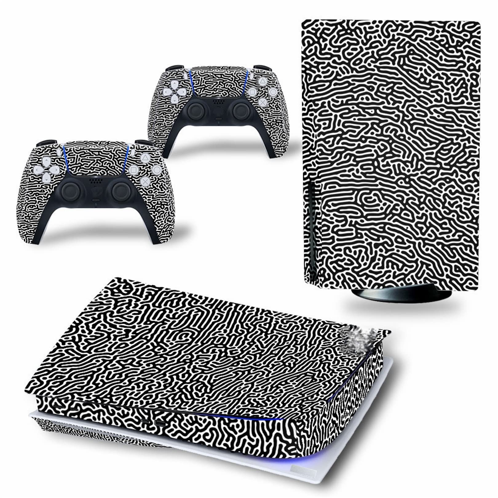 Top factory BUCEN for PS5 Skin Disc Edition & Digital Edition Console and Controller Vinyl Cover Skins Wraps Scratch Resistant, Compatible 70992 Anti Scratch (Size : Digital Edition)