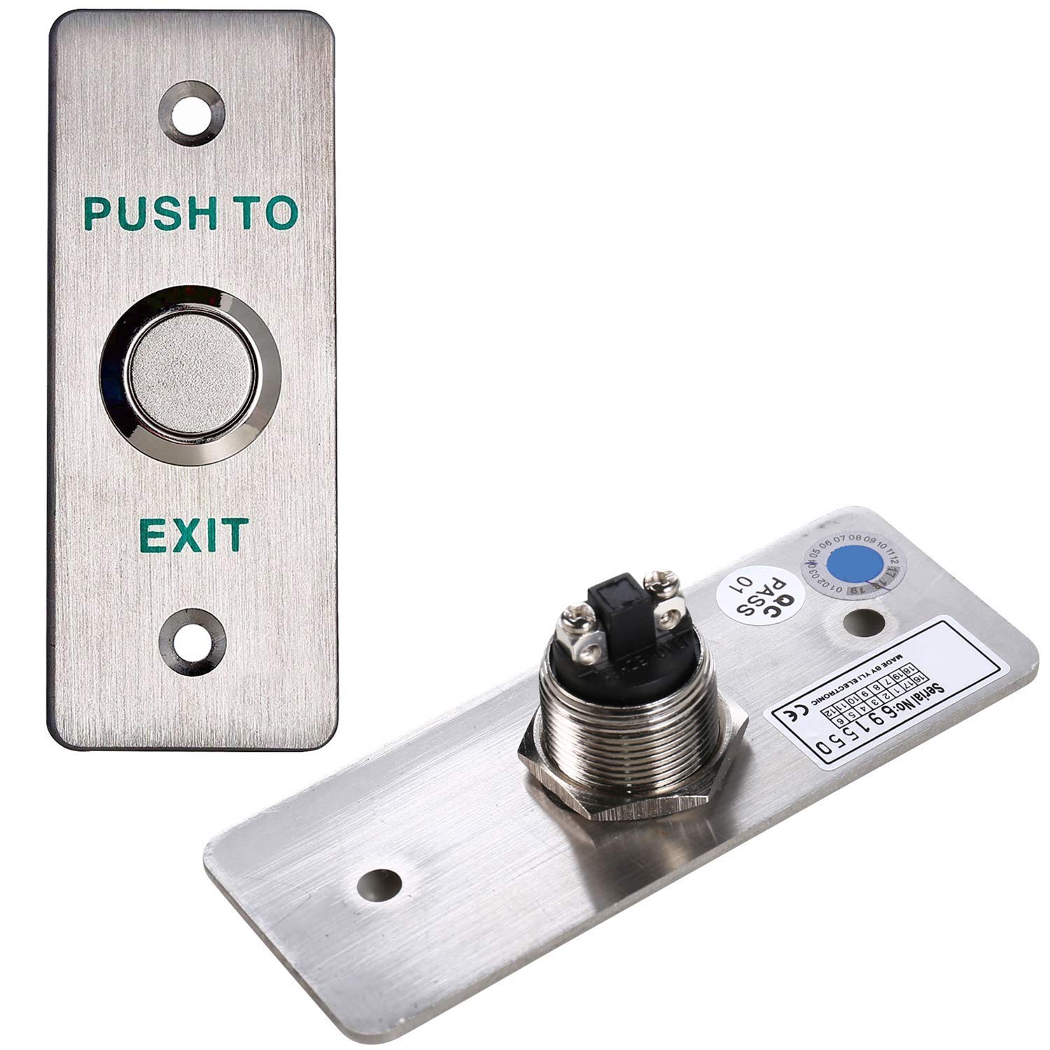 UHPPOTE Wiegand 26 bits Network RFID Access Control Board Kit Metal AC110V Power Box For 4 Doors