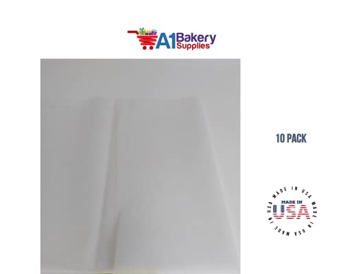 White Non-Woven Tissue Sheets 10 Sheet Pack ~ 20"x26" SheetsUse for Flower Wrapper, Bouquet