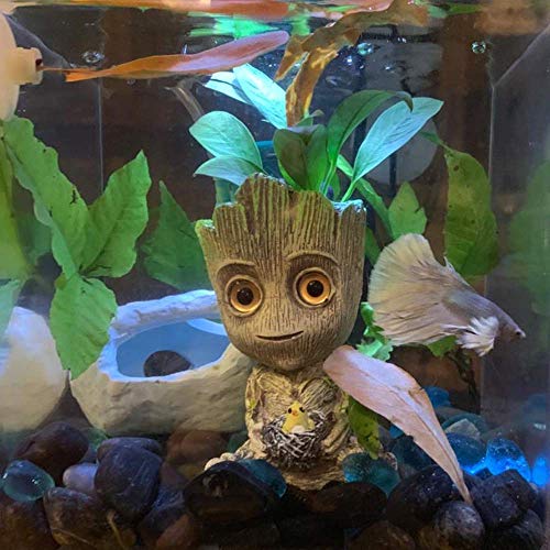 SLOCME Aquarium Air Bubbler Decorations - Oxygen Pump Resin Crafts for Aquarium Fish Tank Decor,with Air Bubbler Stone for Aquarium