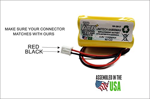 Unitech Ni-CD AA900mAh 4.8V Replacement Battery