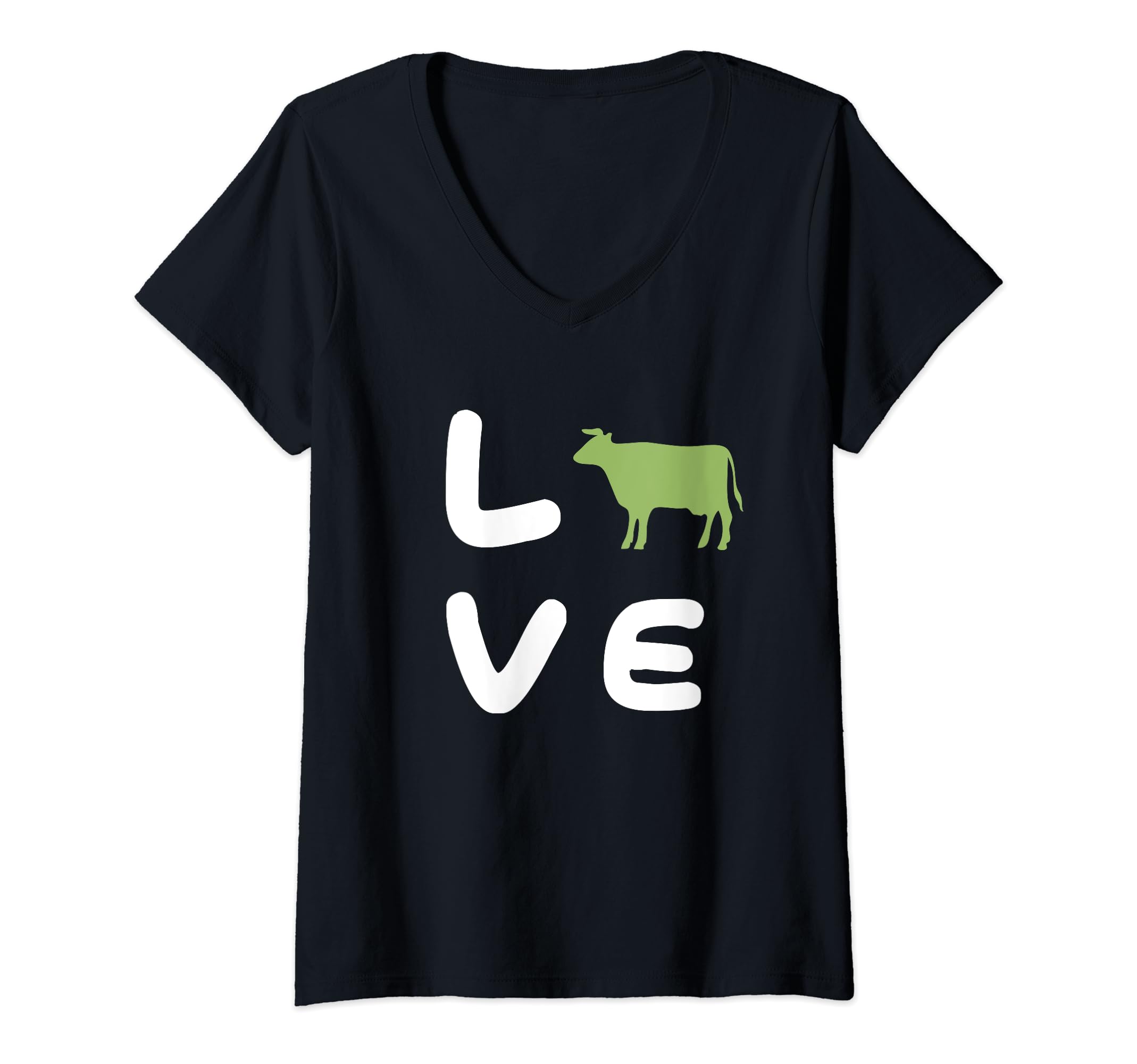 Womens Love OXS T-Shirt Funny OX V-Neck T-Shirt