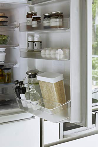 Yamazaki Home Tower Grain Container food storage and organization sets, One Size, White