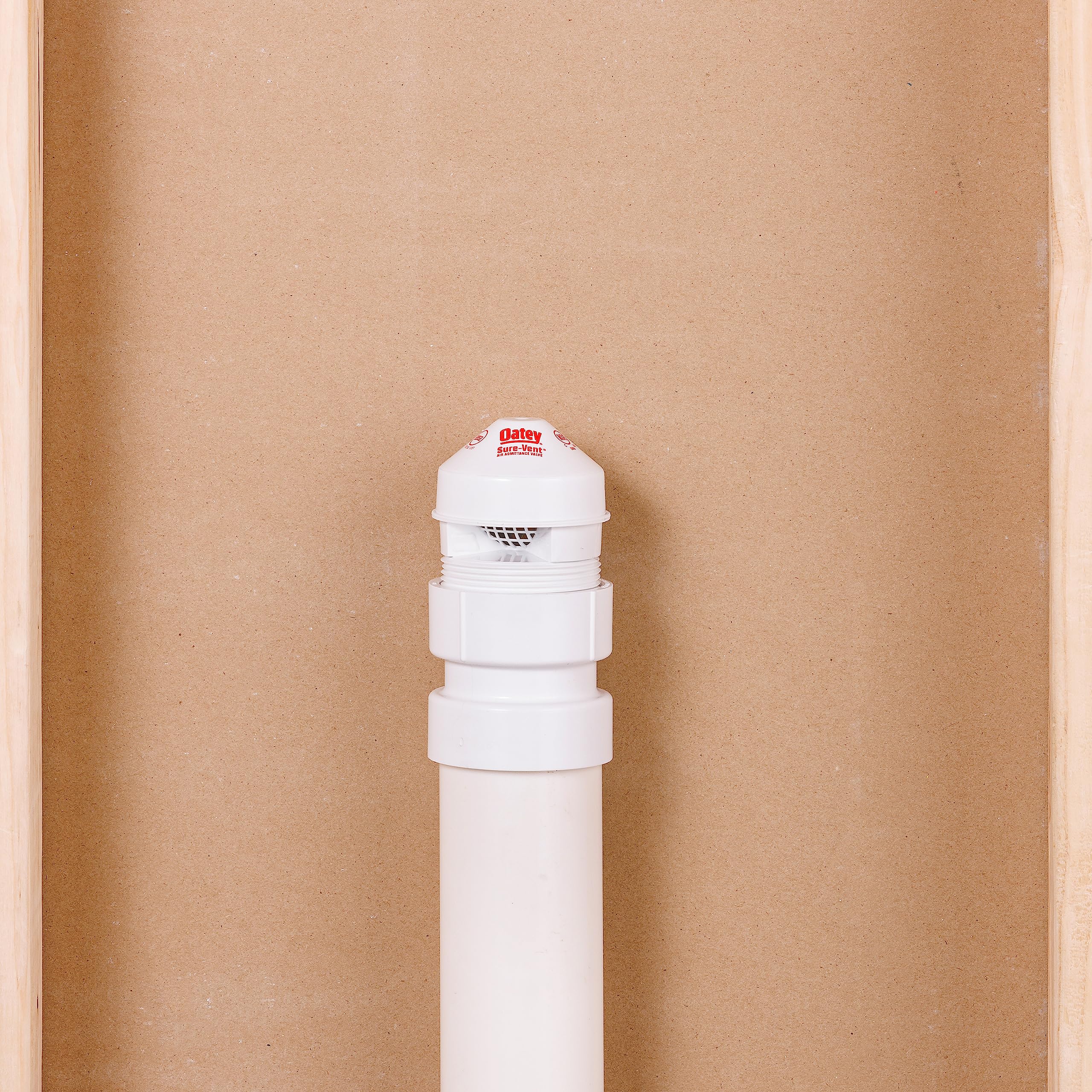 Oatey Sure-Vent 1-1/2 in.β2 in. 160 Branch, 24 Stack DFU Air Admittance Valve with White PVC Sch. 40 Adapter