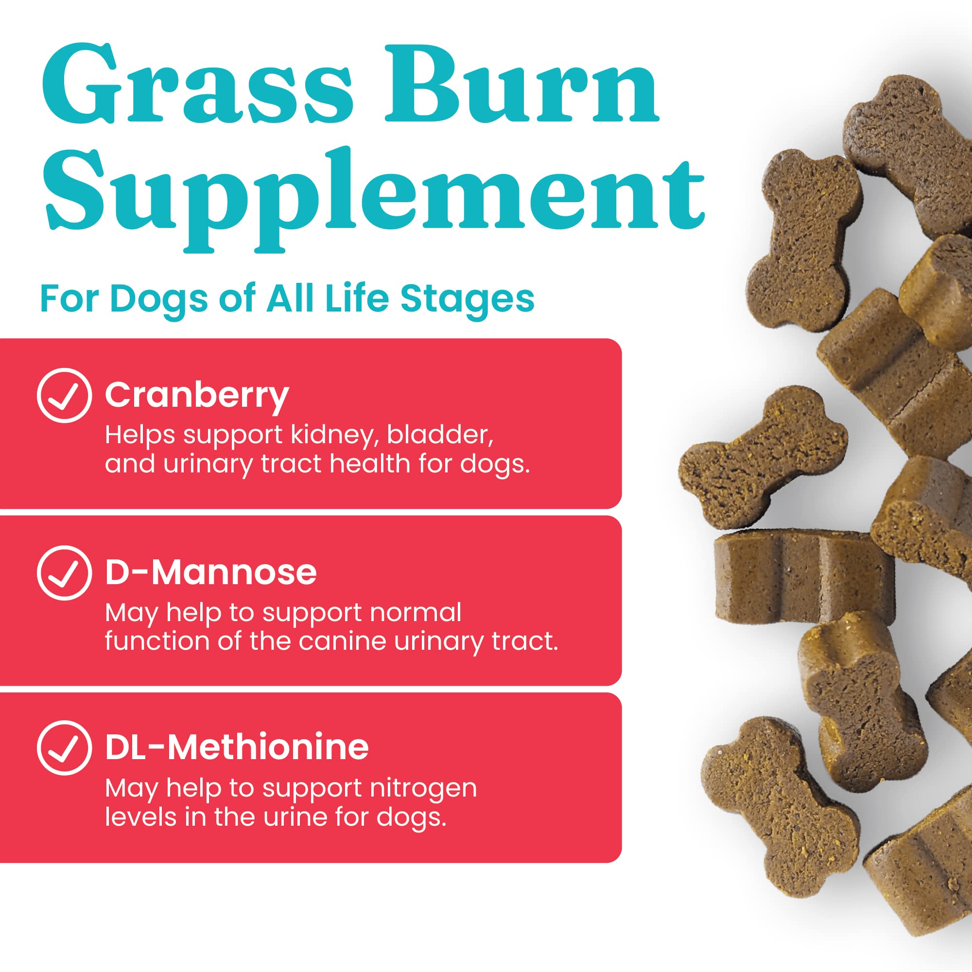 Solid Gold Dog Urine Neutralizer for Lawn Chews - Grass Guardian with Urinary Tract, Kidney, Bladder, and pH Support to Reduce Grass Pee Spots & Grass Burn - 120 Count