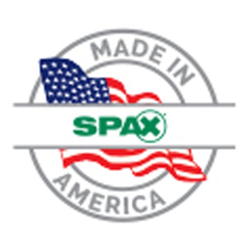 SPAX #10 x 3in. Flat Head Unidrive Yellow Zinc Coated Screw - 1 LB Box