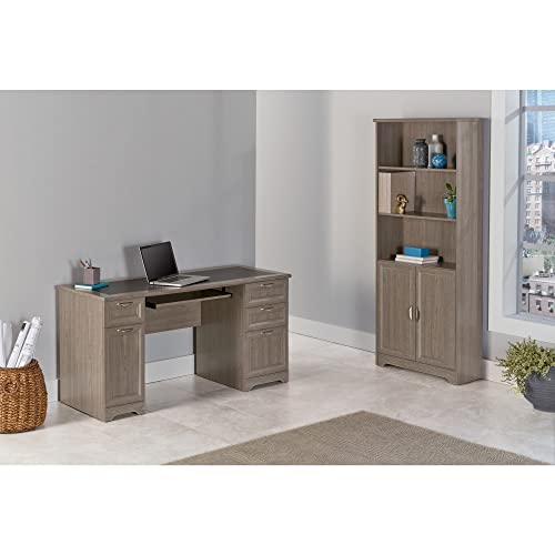 RealspaceĀ® Magellan 59"W Manager's Desk, Gray