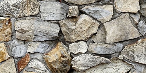 Silver Medley Rock/HD Stone Aquarium Background Rocky Fish Tank Background Various Sizes (12x20)