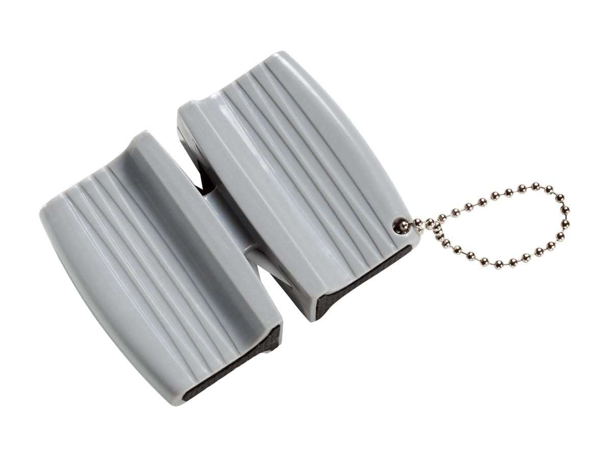 Mercer Culinary Keychain Dual Sharpener, Plastic, Gray 2-Inch