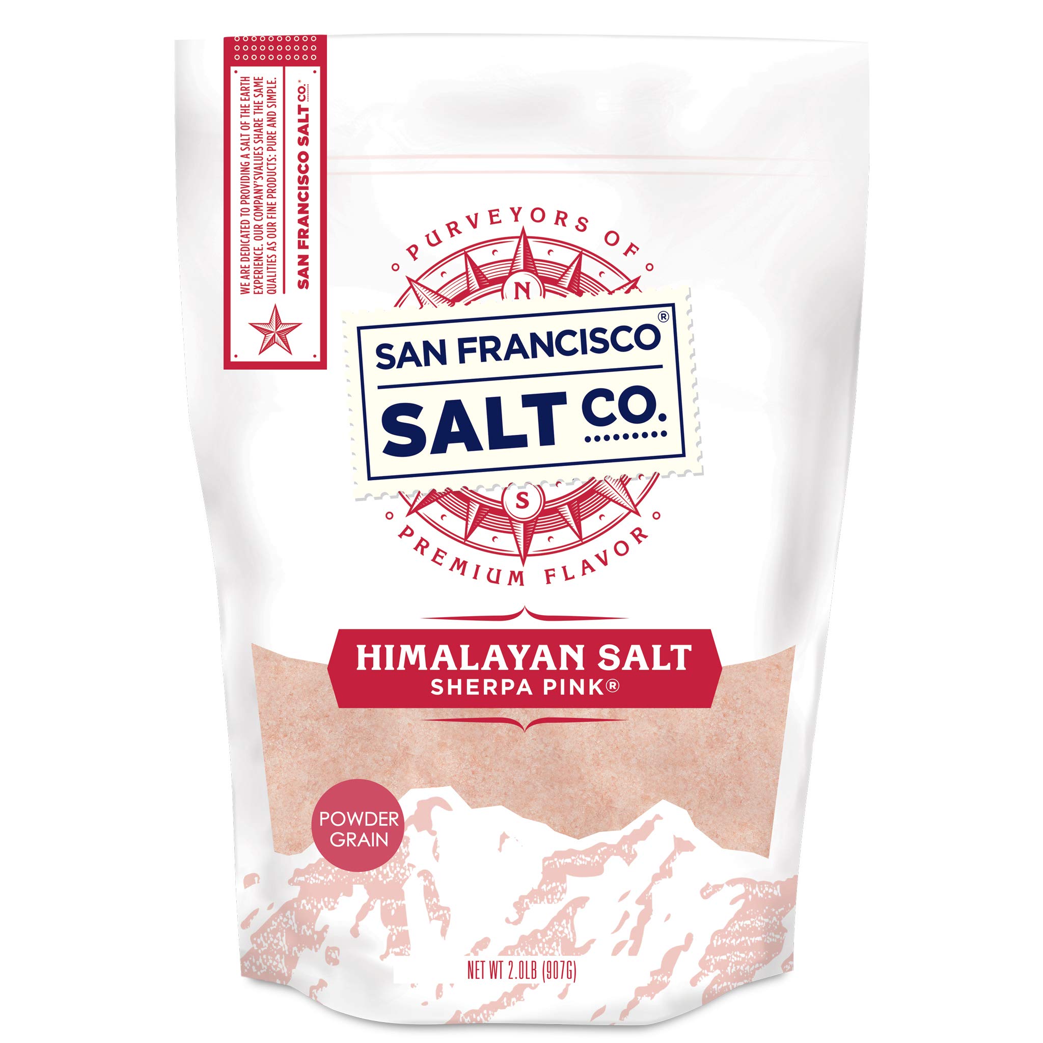 Sherpa Pink Himalayan Salt - 2 lbs. Powder Grain
