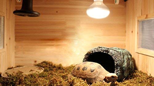 Reptile Rock Hide Cave Natural Hideout for Reptiles/Small Lizards/Turtles/Fish/Amphibians/Bearded Dragon Tank Accessories