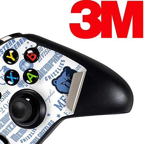 Skinit Decal Gaming Skin Compatible with Xbox One Controller - Officially Licensed NBA Memphis Grizzlies Historic Blast Design