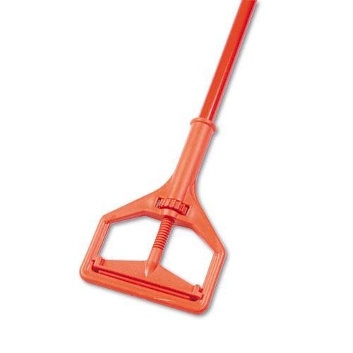 Janitor Style Screw Clamp Mop Handle Fiberglass 64 Blue