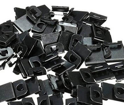 WOIWO 20 PCS Metal Hanging Hooks Hanger Clips for Wall Mount Album Picture Photo Artwork Frames