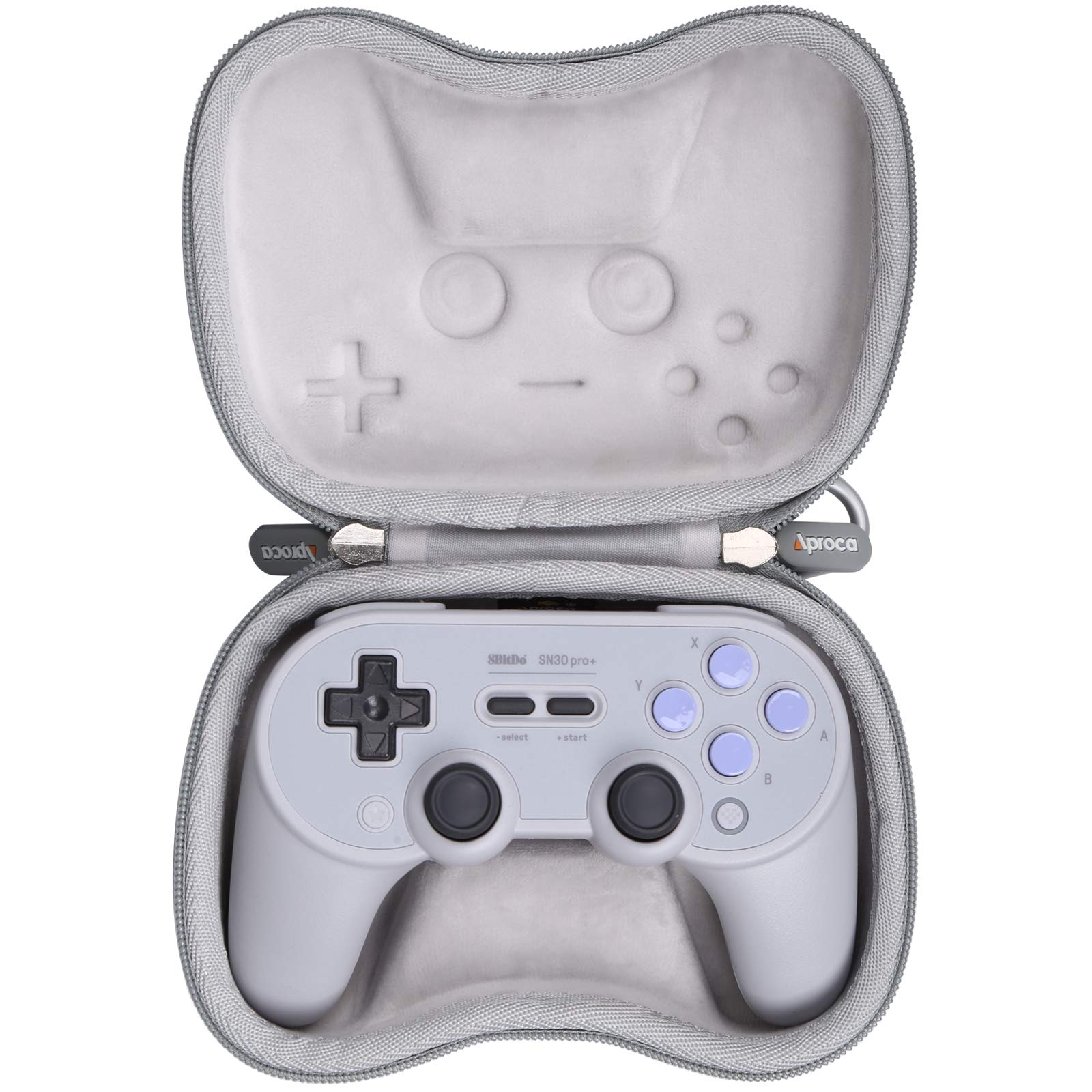 Aproca Hard Storage Travel Storage Case for 8Bitdo Sn30 Pro+ Bluetooth Gamepad Nintendo Switch