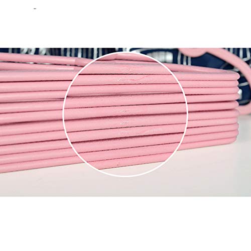 VOSAREA 20PCS Plastic Cloth Hangers Heart Hanger for Suit Shirt Coat Everyday Use