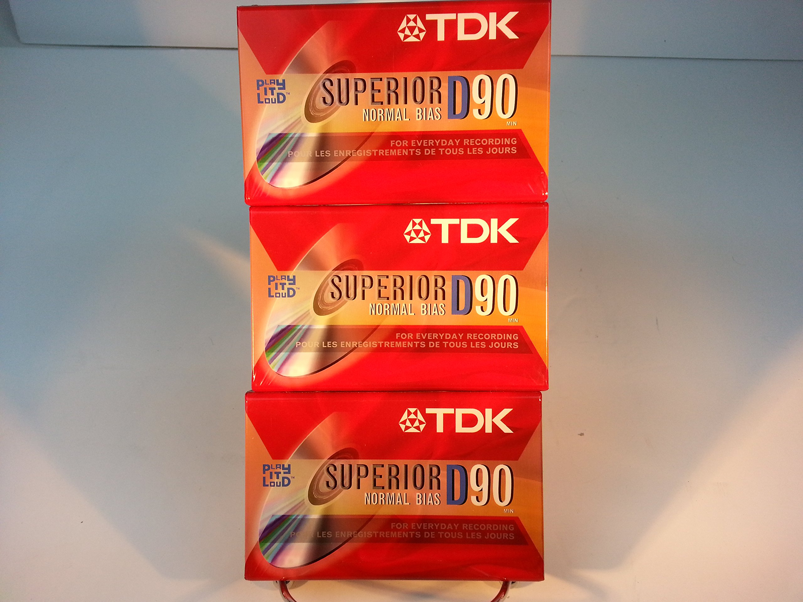 TDK Superior D90 3 pack Normal Bias sealed.