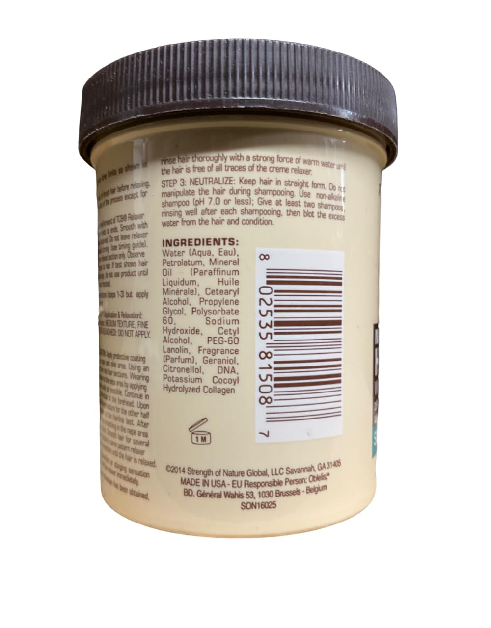 Tcb Hair Relaxer No Base Creme 7.5 Ounce Super Jar (221ml) (2 Pack)