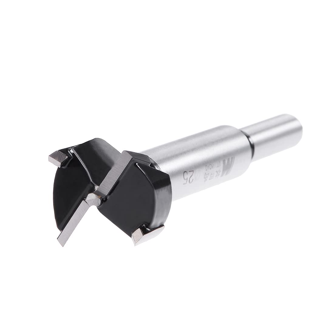 uxcell Forstner Drill Bits 28mm, Tungsten Carbide Wood Hole Saw Auger Opener, Woodworking Hinge Hole Drilling Boring Bit Cutter (Black, Silver Tone)