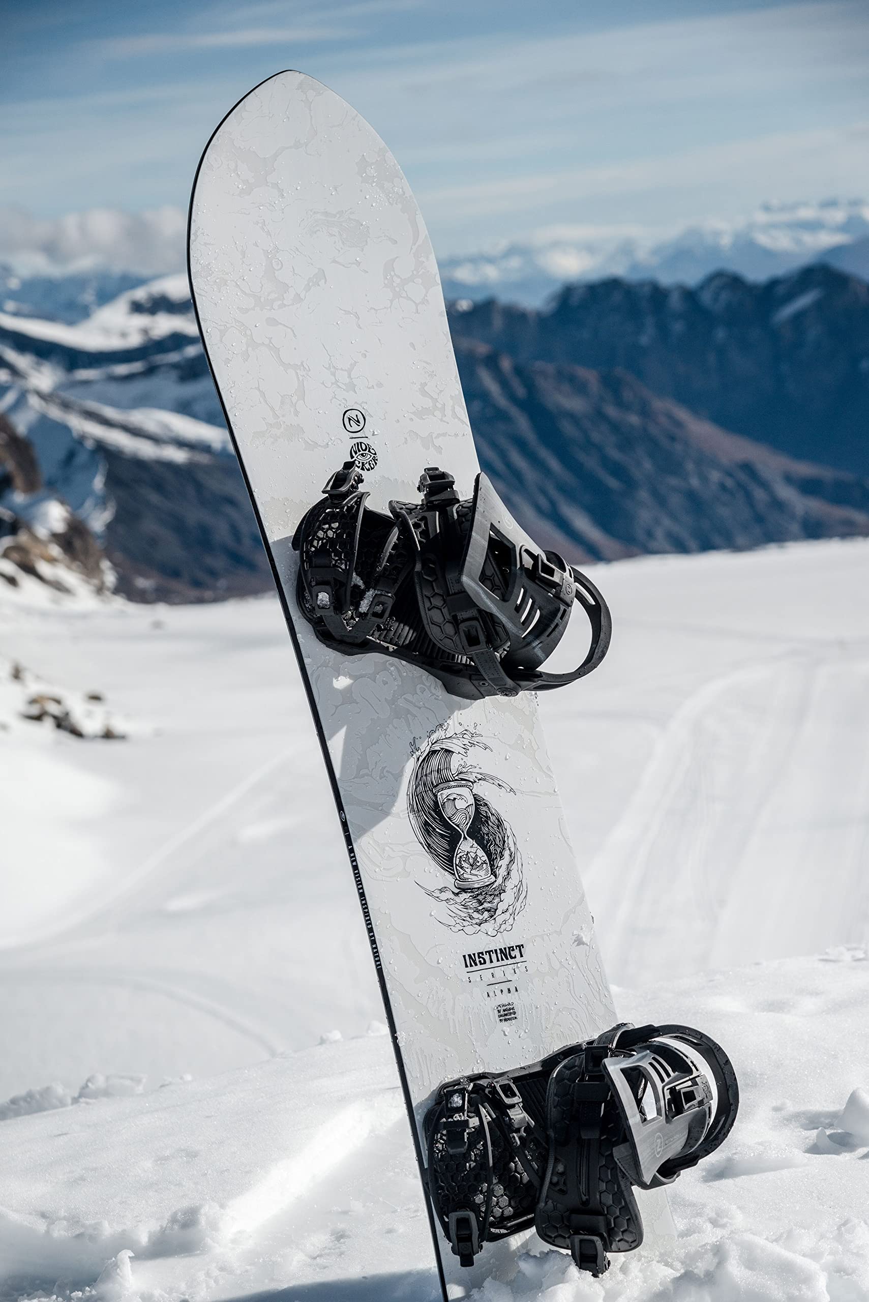 Nidecker Alpha Mens Snowboard White 158cm