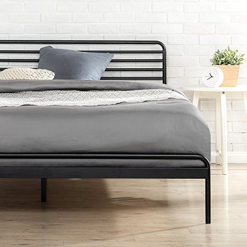 Zinus Tom Metal Platform Bed Frame / Mattress Foundation / No Box Spring Needed / Wood Slat Support / Design Award Winner, Twin