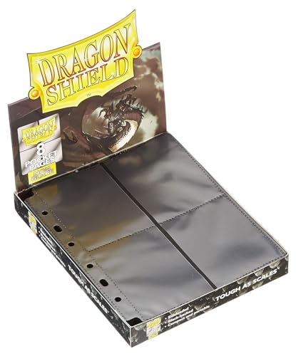 Dragon Shield Standard Size Cards β 8 Pocket Page Non-Glare Sheet β 50 Pages - MTG Card Sleeves are Smooth & Tough - Compatible with Pokemon, Yugioh, & Magic The Gathering Card Sleeves