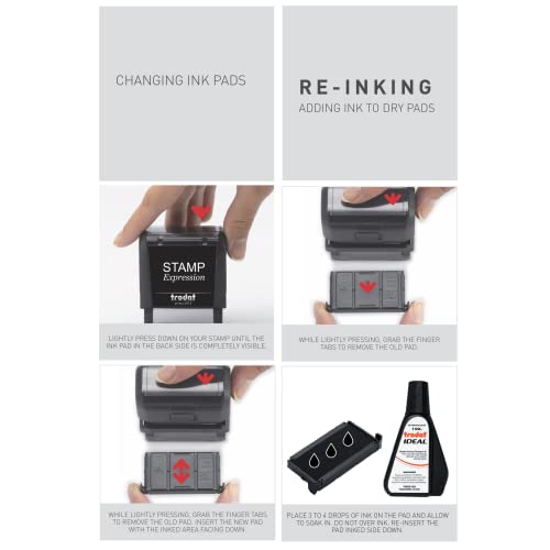 StampExpression - Remove from MAILING List Office Self Inking Rubber Stamp - Red Ink (A-5374)