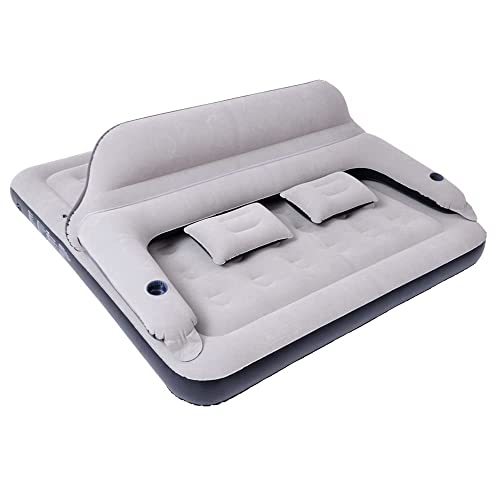 Tialoer King Size Inflatable Air Mattress Sofa Bed for Camping with Adjustable Back Sofa(No Air Pump)
