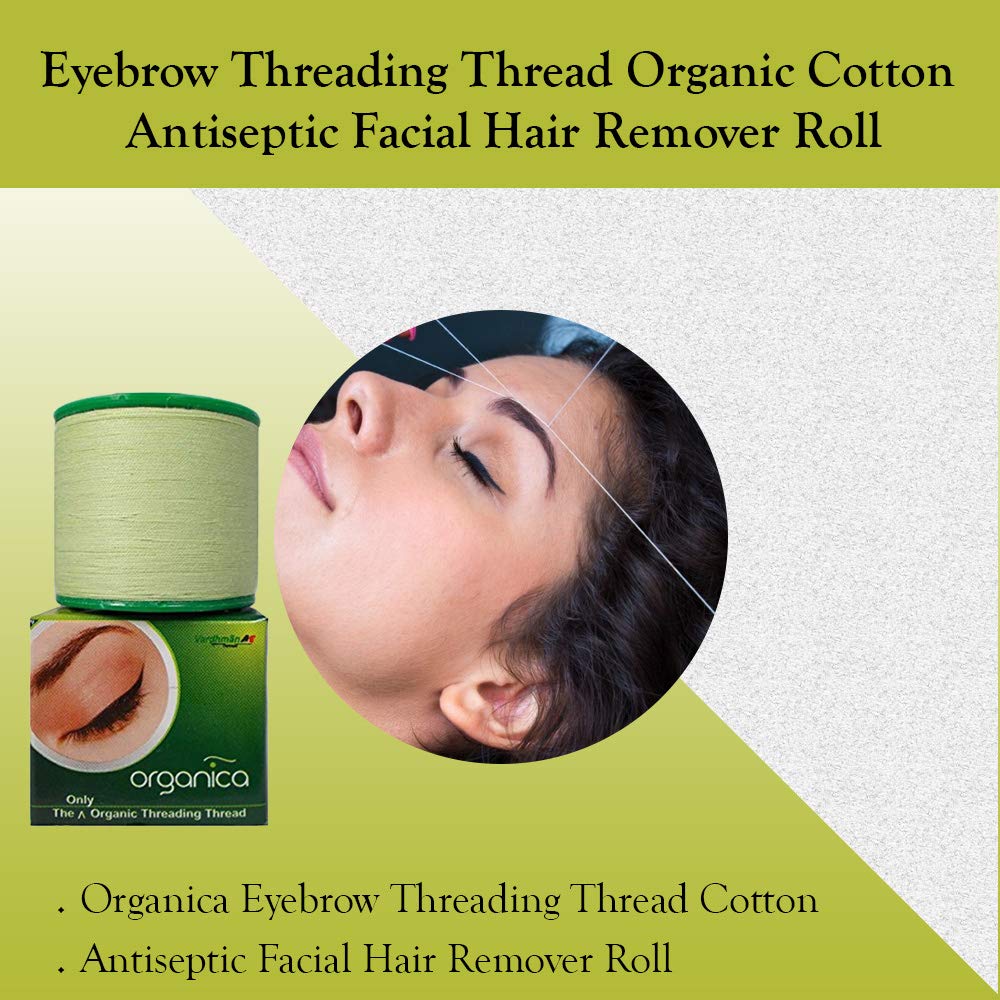 Organica Face & Eyebrow Threading Thread Organic x 1 thread spool eyebrow makeup facial dermaplaning hair removal epilator tool