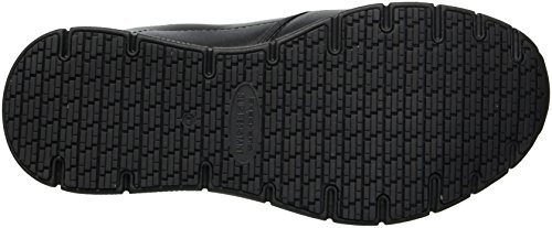 Skechers for Work Women's Nampa-Annod Food Service Shoe,black polyurethane,8 M US