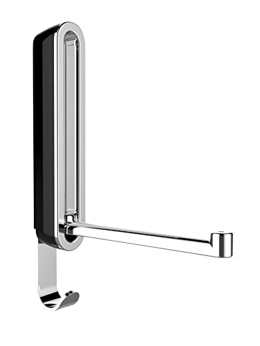 WENKO Premium Sigma 50582100 Folding Hook 2.5 x 18.5 x 2.5 cm ABS Black